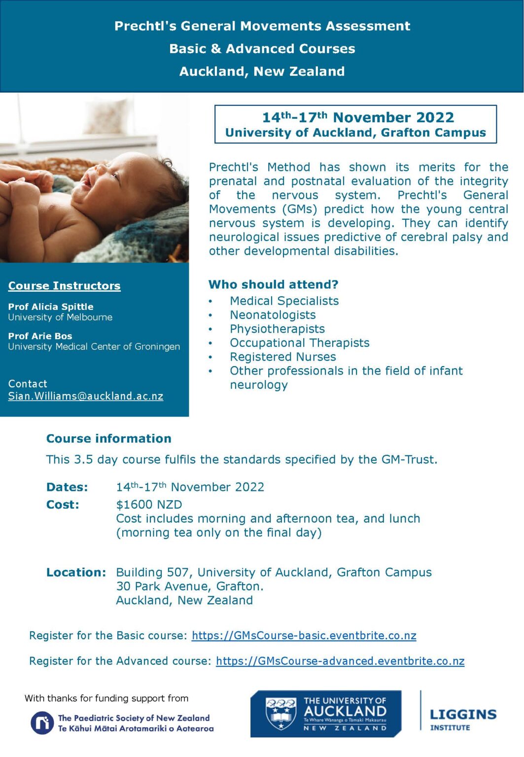 Prechtl's General Movements Assessment: Basic & Advanced Courses in New ...